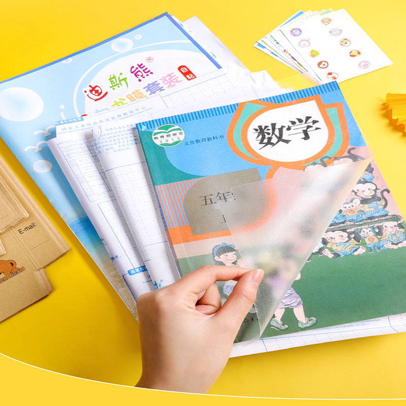 Antibacterial Transparent Frosted Self-adhesive Book Wrapping Film ...