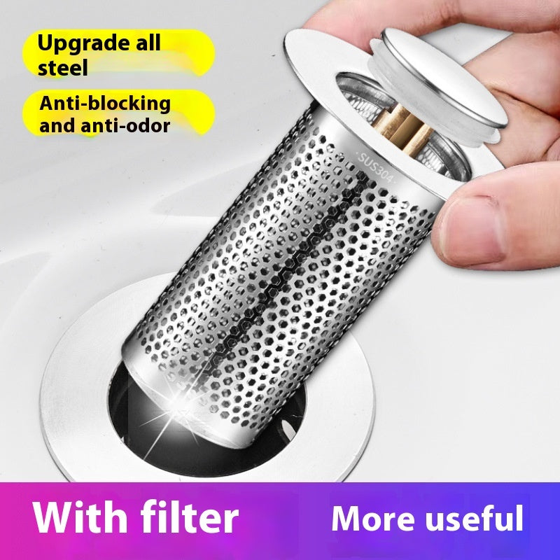 Wash Basin Washbasin Leaking Plug Bounce Core Drainer Accessories With ...