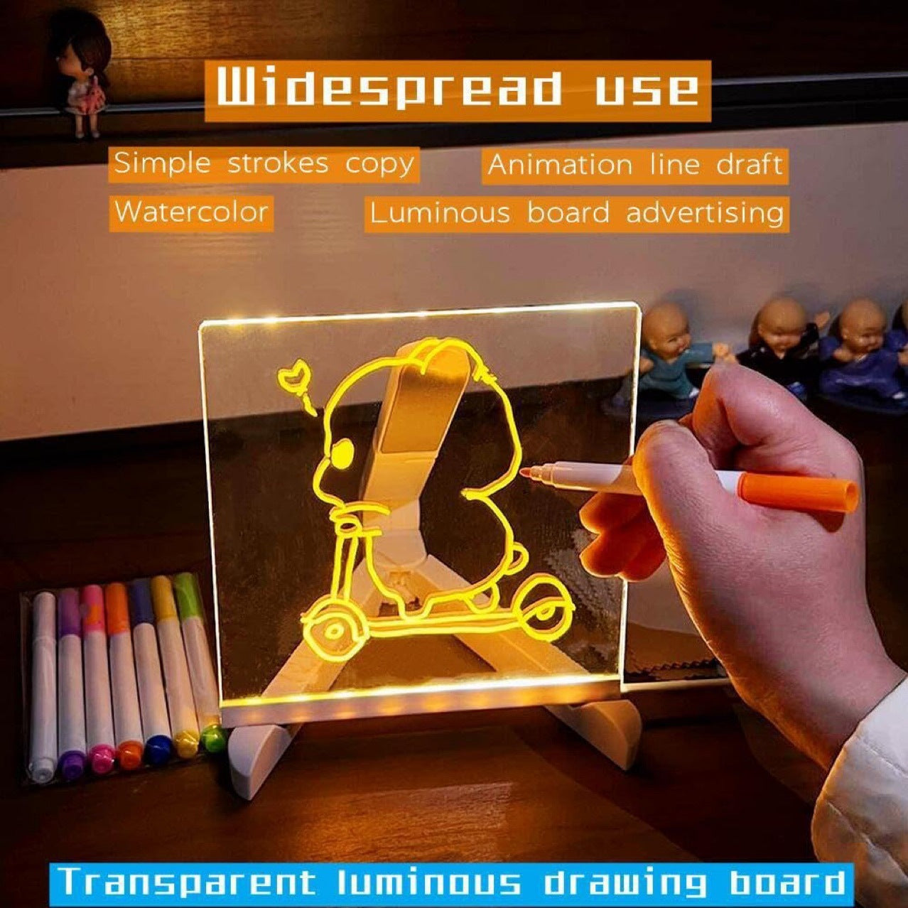 Acrylic Creative Desk Lamp Writing Light Board – Kenvory